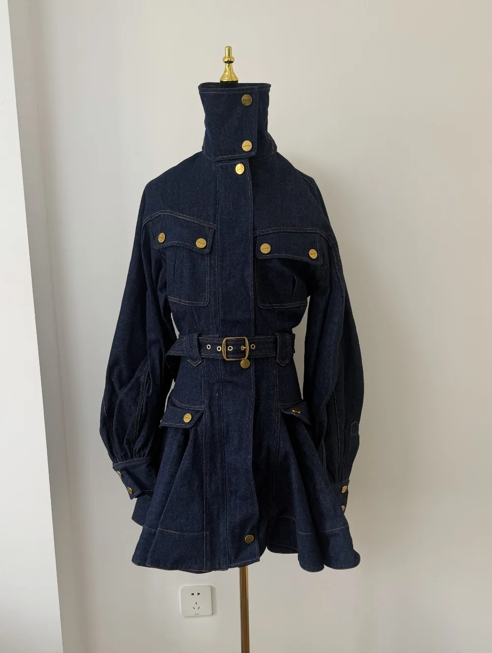 Zimmermann | Dresses | Zimmermann Luna Denim Utility Mini Dress | Poshmark
